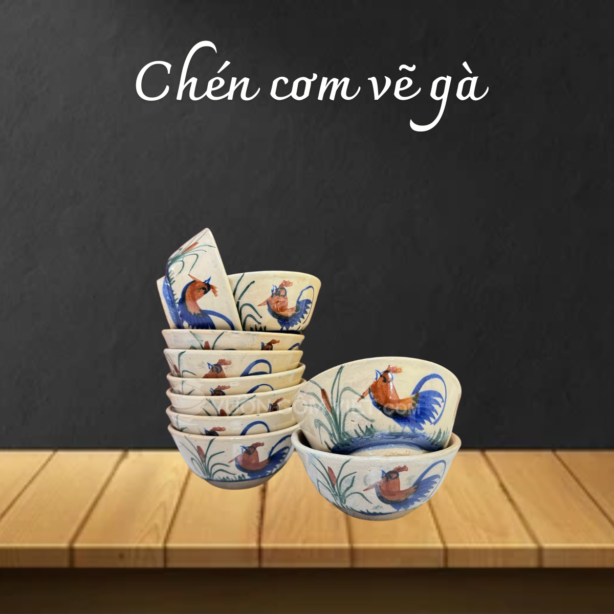 Vò Ngâm Rượu Tam Cá Chép Sứ Tráng Men 30 Lít